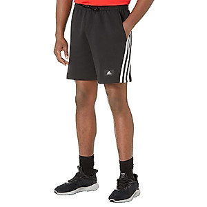 adidas Men's Sportswear Future Icon 3-Stripes Shorts, Black, Large