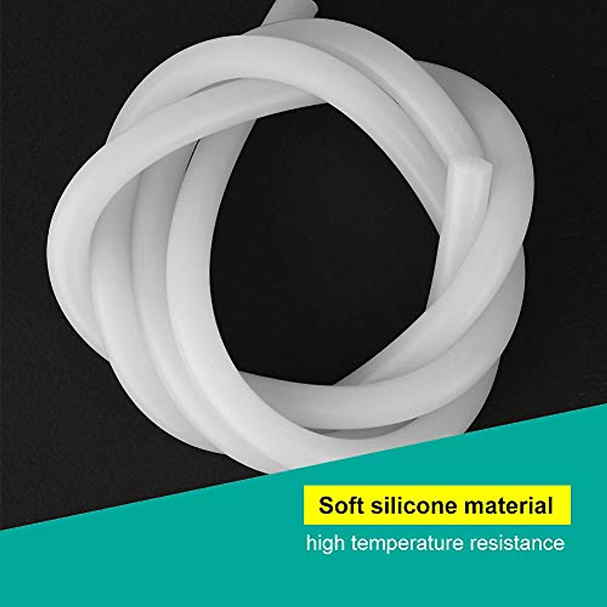 Silicone Tubing, 9.5mm Soft Silicone Bending Insert Tube for 10x14mm Acrylic Water-Cooled Pipe, Hot Bending Processing Accessory
