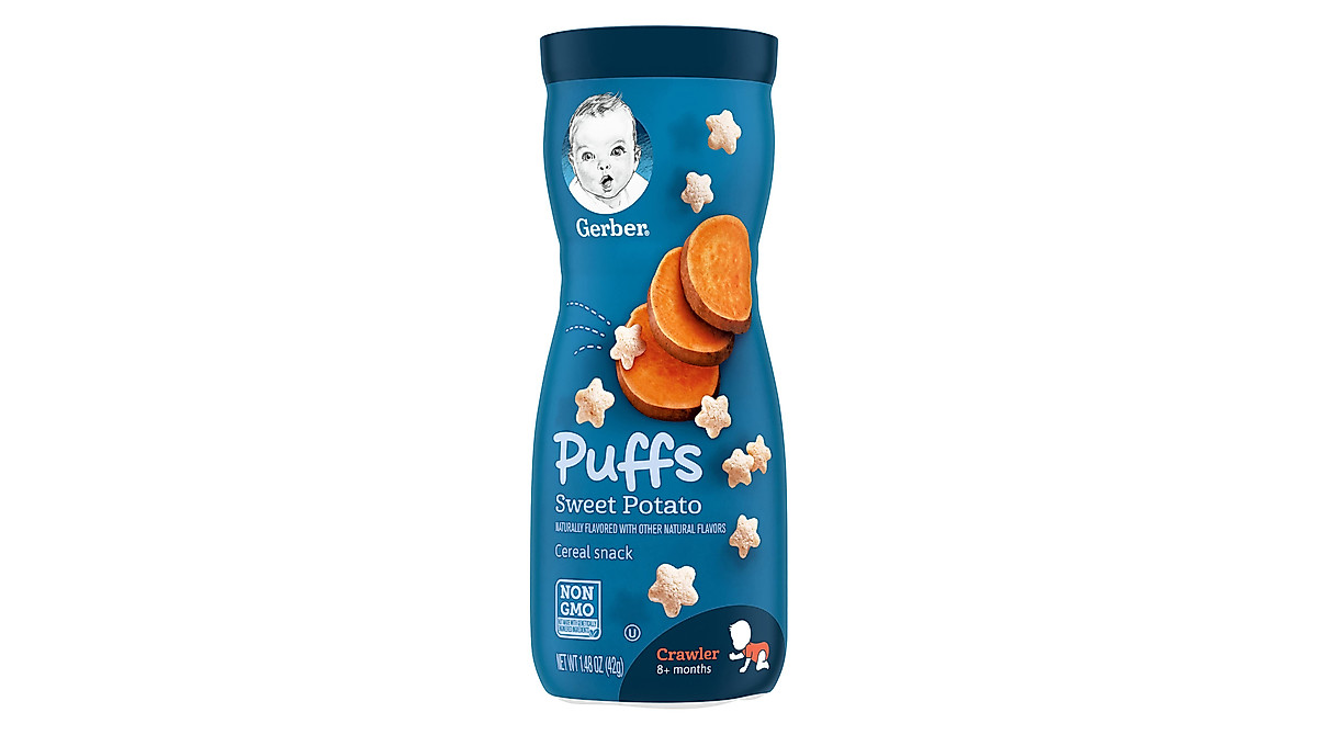 Shop Gerber Graduates Puffs Snack - Sweet Potato Flavor
