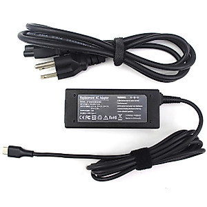 45W Type C USB C Laptop Charger Adapter Fit for Dell XPS 13 9333 9370 9360 9350 9365 9380 Latitude 13 3380 3390 3379 7350 7368 7370 7389 7390 2-in-1 Latitude 14 5490 7490 Latitude 15 5590 7569 Series