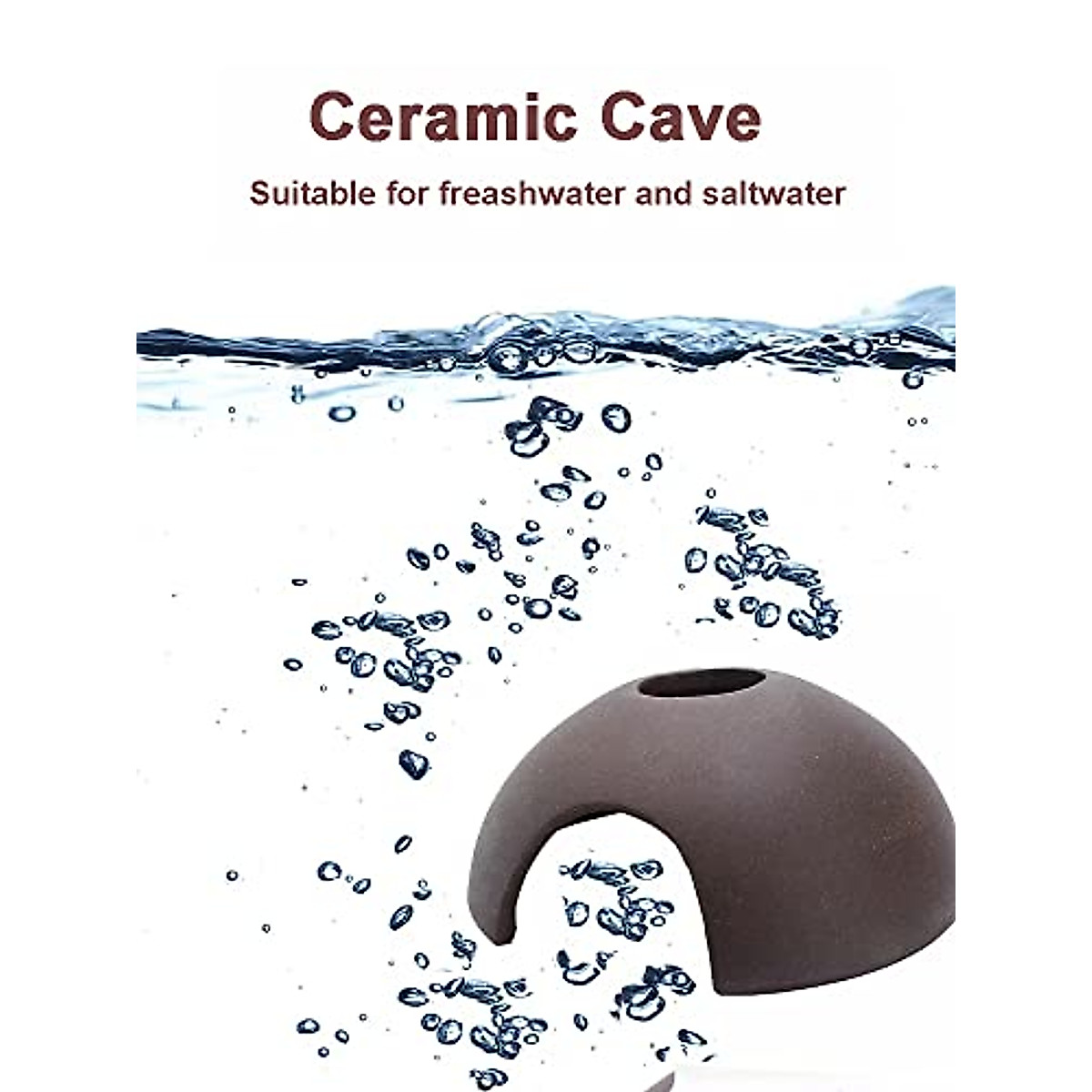 Saim Aquarium Decoration Ornaments Ceramics Hideout for Fishes Shrimps Breeding Hiding Spots