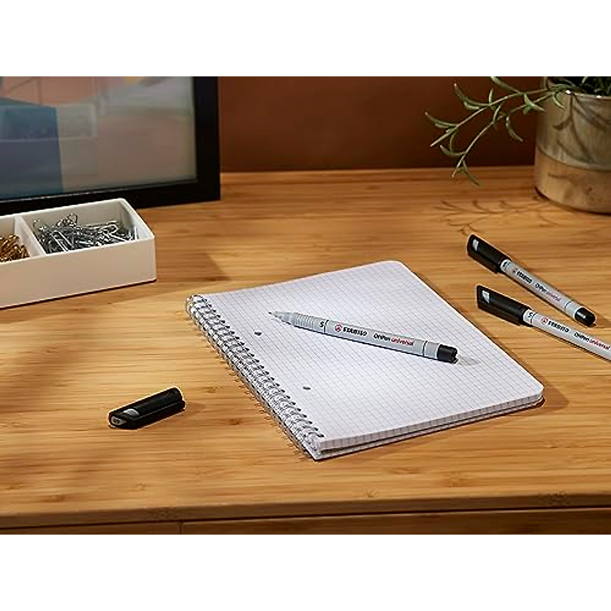 STABILO Overhead Pen OHPen universal - Water Soluble Superfine - Pack of 10 - black