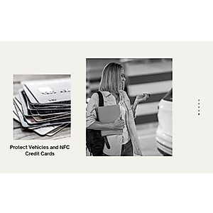 Digital Forensic Evidence Turo Vehicle Rental or Personal Vehicle Anti-Theft Suede Faraday Case with X2 Shielding + Foil Box,Brown