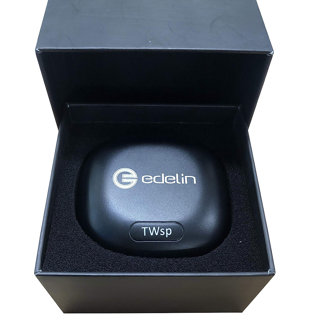 Edelin TWS Headphones - Bluetooth Earbuds with Mic Stereo - Waterproof IPx7 True Wireless Headset for Sport Running Gym - Earphones Compatible iPhone 11 X Samsung Galaxy S20 Android iOS