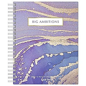 Big Ambitions | 2023 6.9 x 9.8 Inch Weekly Karma Planner | Thicker and Bigger than Average Planner | Brush Dance | Artwork Motivation Inspiration