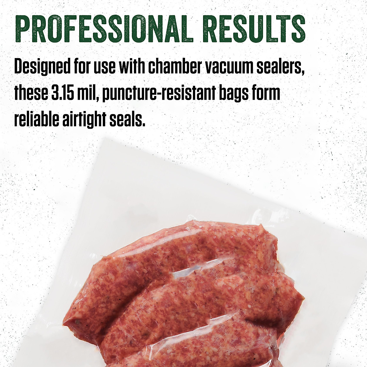 LEM Products MaxVac Pro Chamber Vacuum Sealer Bags, 8 x 10 Inches, Compatible with Chamber Vacuum Sealers Only, 250 Count