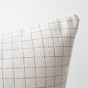 Woven Nook - Modern & Luxurious Decorative Boho Throw Pillow Covers - Durable Quality & Machine Washable - 100% Cotton Canvas - Wells Set - 4 Pack (18x18)