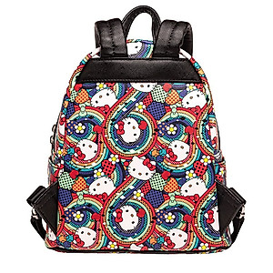 Loungefly Sanrio Hello Kitty Rainbow Abstract Mini Backpack