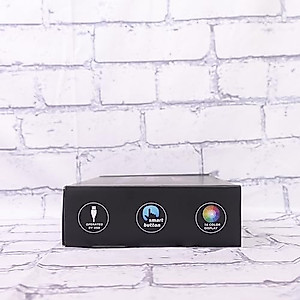 YuanDian Light up Headphone Controller Holder, 16 Colors 3D LED Lights Gamepad Headset Stand, Game Controller Hanger for All Universal Gaming PC Accessories