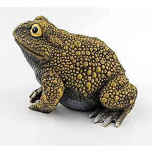 ABEESEA Frog Toad Sculptures Garden Statues Yard Art Resin Decorations Outdoor Outdoor Toad Figurine for Gardens,patios and lawns,Brown