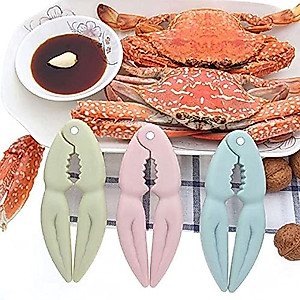 Crab Cracker, Sea Food Tool, Nut Crab Lobster, Crackers Opener Tool Gadget (1 pc) (Blue)