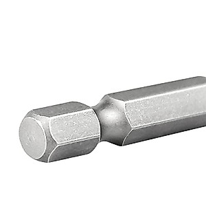 Toolcool 4pcs 100mm 3mm 4mm 5mm 6mm Magnetic Flat Head Slotted Tip Screwdrivers Bits Set 1/4 Inch Hex Shank