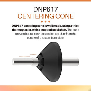 DNP617 Centering Cone for DEWALT Fixed Base Compact Router, Fits for DEWALT Router Tool Accessories