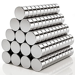 FINDMAG 150 Pcs Fridge Magnets, 6x2mm Magnets for Whiteboard, Refrigerator Magnets, Small Magnets, Neodymium Magnet, Mini Magnets, Round Magnets, DIY Magnets for Fridge, Home, Classroom, Office