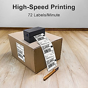 beeprt Bluetooth Shipping Label Printer - Wireless Thermal Label Printer for Shipping Package Small Business, 4x6 Label Printer Compatible with Shopify Ebey Amazon Etsy FedEx UPS USPS