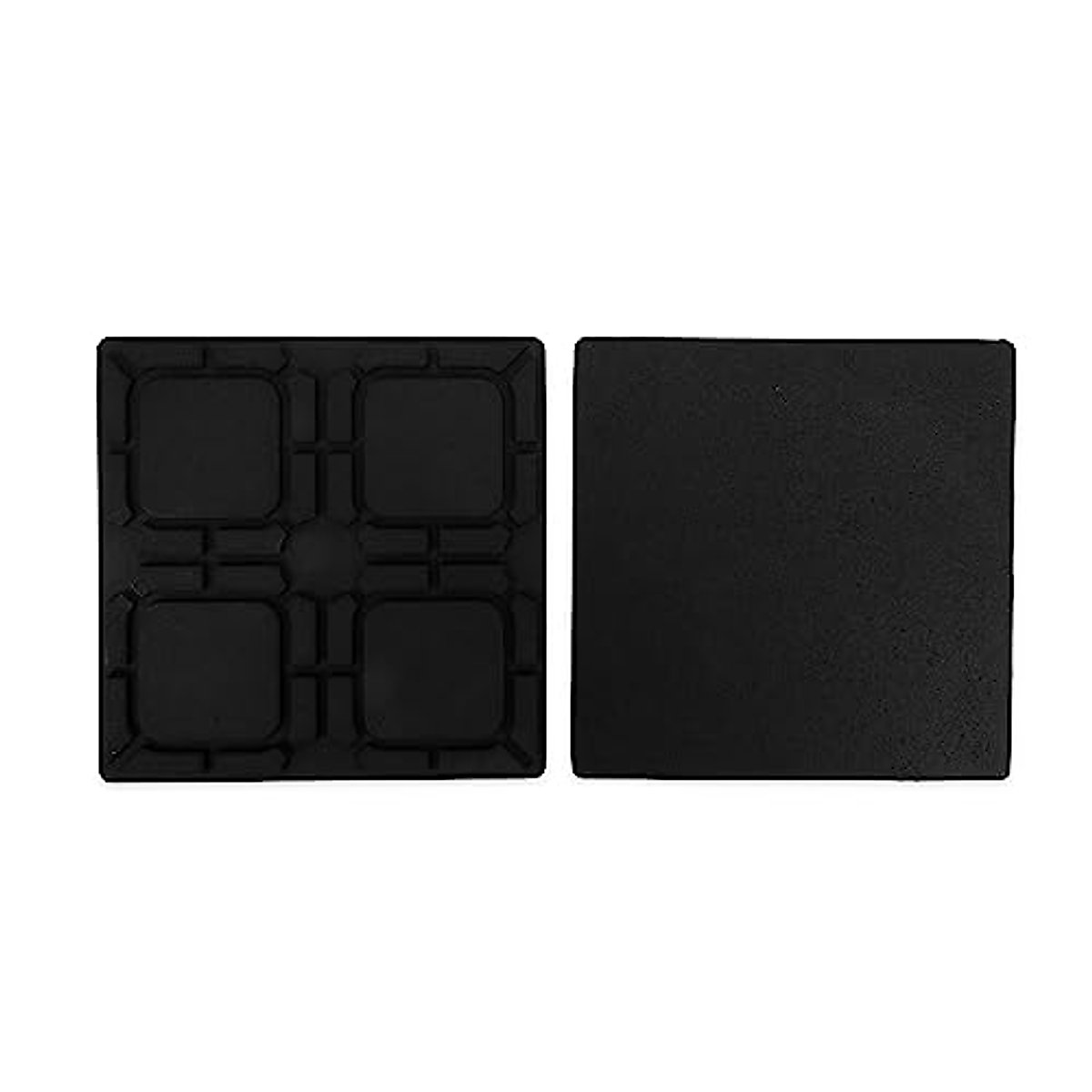 Camco Camper/RV Leveling Block Flex Pad | Features Flexible Non-Slip Design & Crafted of UV-Resistant Weatherproof Recycled Material | Great for Gravel, Tree Roots, and Uneven Surfaces | 2-Pk (44600)