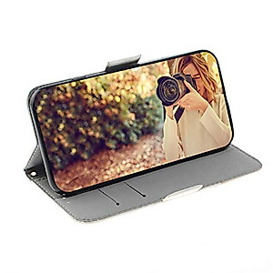 Asdsinfor Compatible with Redmi Note 9S Case 3D Wallet Case Credit Cards Slot with Stand for PU Leather Shockproof Magnetic Compatible with Xiaomi Redmi Note 9 Pro/Note 9 Pro Max Happy Dog TX-3D