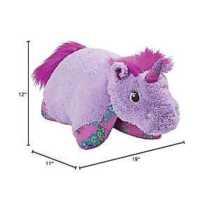 Pillow Pets Colorful Lavender Unicorn, 18" Stuffed Animal Plush Toy