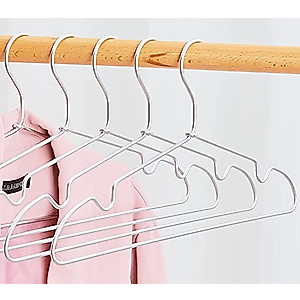 Aluminum Metal Hangers ,20 Pack Strong Heavy Duty Hanger for Shirt,Coat Suit,Lightweight Ultra Thin Space Saving Hangers