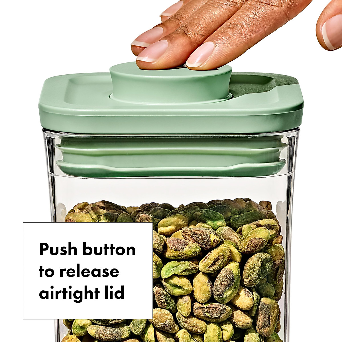 OXO Good Grips 3-Piece POP Container Set with Mini Scoops - Limited Edition Pistachio