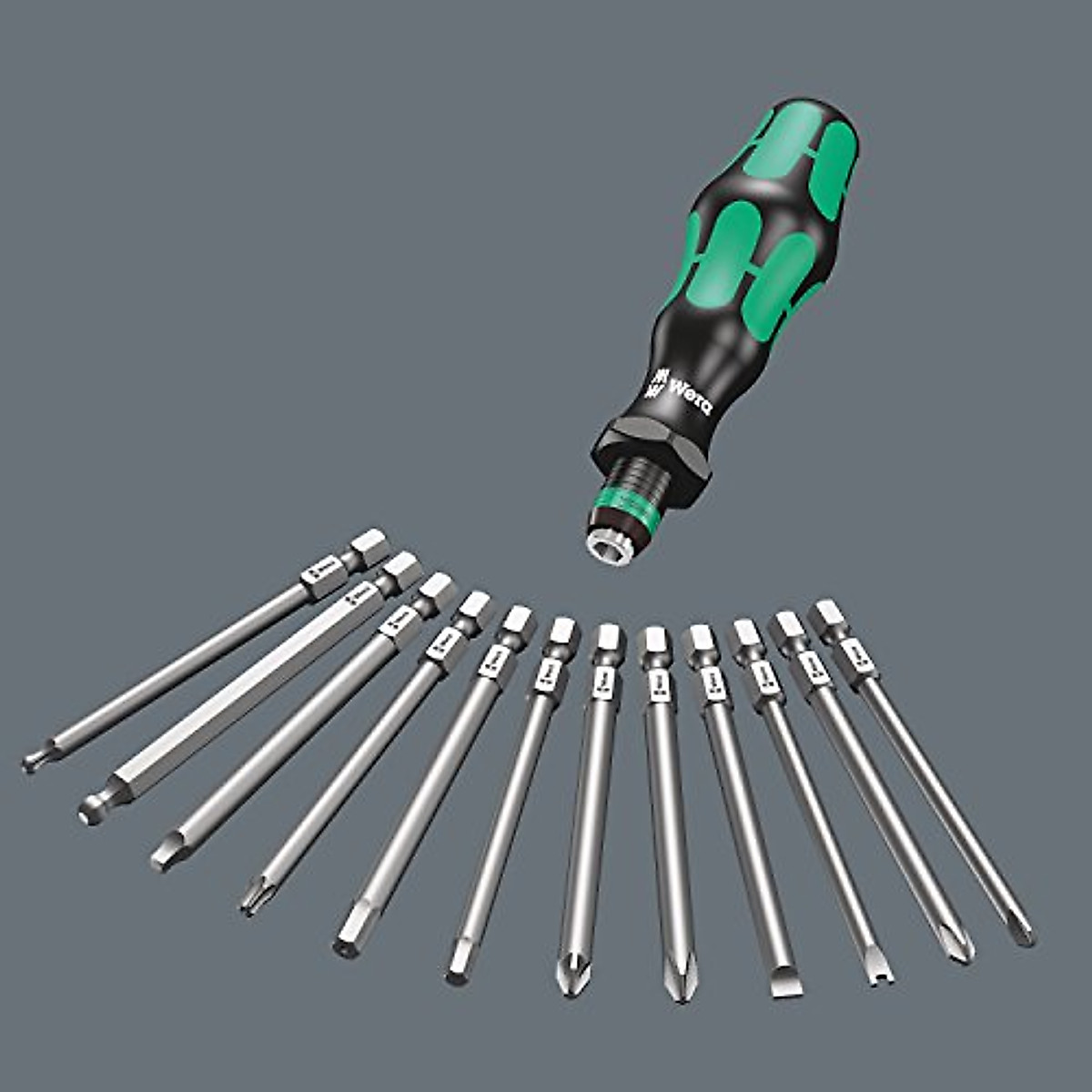 Wera - 5059297001 Kraftform Kompakt 62 Bitholding Screwdriver and Pouch Set, 33-Pieces