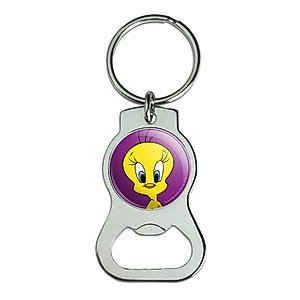 GRAPHICS & MORE Looney Tunes Tweety Bird Keychain with Bottle Cap Opener