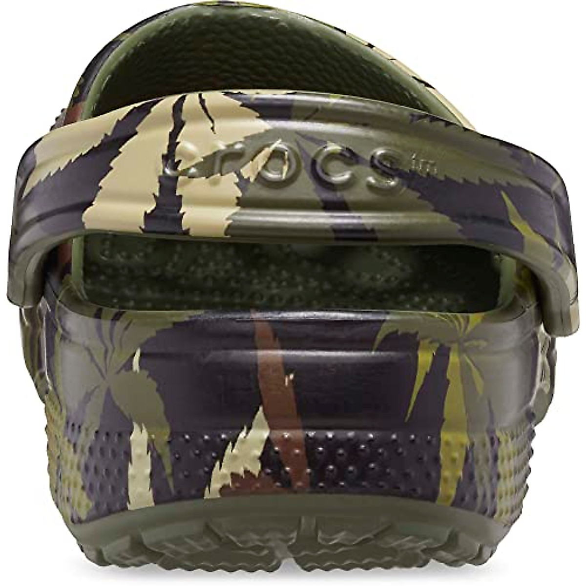 Crocs Unisex Classic Hemp Leaf Clogs, Half Baked and Weed Graphics, Army Green/Multi, Numeric_6 US Men