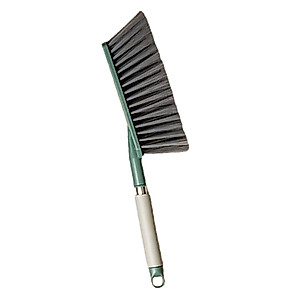 Soft Bristle Small Broom Bed Sheets Sweeping Cleaning Brush with Long Hand Camping Broom Hand Broom Brooms for Sweeping Indoor Counter Duster for Debris Hair Remover Desk Quilt Sofa Furniture