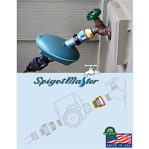Spigotmaster ~ SM01 Vacuum Breaker Adapter~ Turns an Arrowhead Anti-Siphon Hose Bib Into a Straight Through Connection. Replaces 1019-a-486BFP & Fits: 482BFP(1, SM01)
