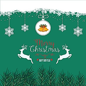 BANNER BUZZ MAKE IT VISIBLE Merry Christmas & Happy New Year Banner, Heavy Duty 11 Oz Vinyl, Holiday Christmas New Year Party Decor Sign, Metal Grommets & Hemmed Edges, Perfect for Indoor Outdoor Decor (10' X 4')