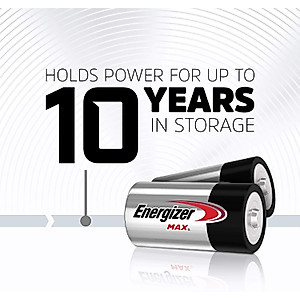 Energizer C Batteries Max Alkaline C Cell Size, 8 Count, 8 Count, 8 Count