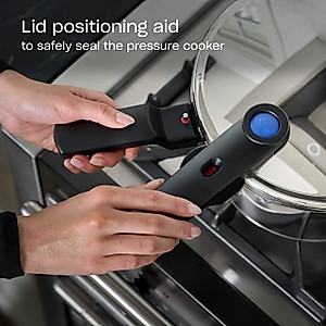 Fissler Stainless Steel Vitaquick Pressure Cooker with Glass Lid, For All Cooktops, 8.5 Quarts