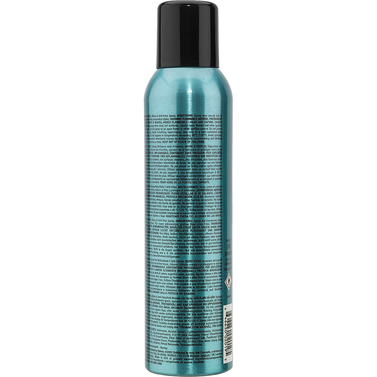 SexyHair Healthy Smooth and Seal Shine and Anti-Frizz Spray, 6 Oz | Smooths Cuticle | Adds Shine and Reduces Frizz | All Hair Types