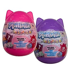 Squishmallows Squishville Mystery Mini Series 2 Plush Assortment Blind Package - Colors and Styles May Vary (2 Pack)