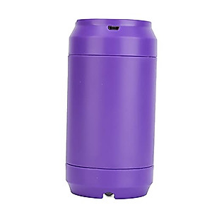 Smell Proof Container, USB Charging Sealing Function Purple Illuminated Spice Storage Container Portable for Vitamins for