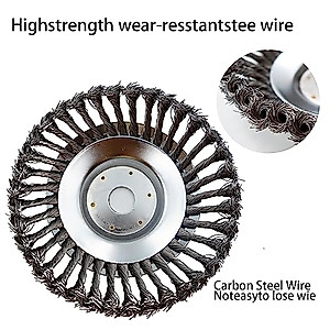 ZXJHGXS Lawn Mower Trimmer Head Grass Head Universal Weed Eater Head Steel Wire Cutter Trimmer Head 8Inch