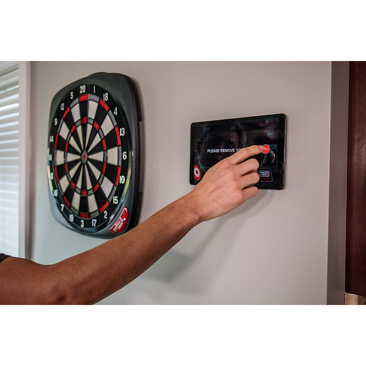 Arachnid SDB4000 Electronic Soft Tip Smart Dartboard with Online Game Play, Black (SDBC4000ARA)