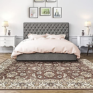 Superior Lille Area Rug, 4' x 6', Brown