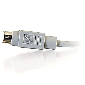 C2G 02318 8-Pin Mini-DIN M/M Serial RS232 Cable, Beige (10 Feet, 3.05 Meters), Laptop