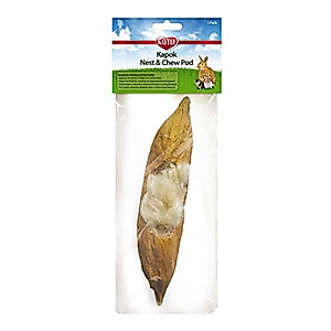 Kaytee Kapok Nest & Chew Pods, 1 pack, 100528329, White