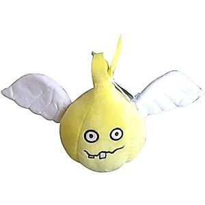 CNRPLAT PVZ Garlic Plush PVZ Game Yellow Cute Stuffed Animals Figure Toy for Birthday, Hallowen Zombies Valentinas, Christmas, Super Gift Toy for Boys, Girls (Garlic Plush 8'')