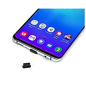 20 Pcs USB Type C Anti Dust Plugs Cover, USB C Charging Port Dust Covers Plug Caps Protectors for Samsung Galaxy s23, s22, s21, s20, Ultra, Plus s10, s9, s8 Plus, Note 9, Pixel with 2 Cleaning Brush