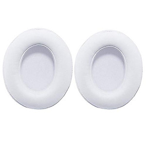 Replacement Ear Pads Cushions, Earpads Cover Compatible with Beats Studio 2 Wireless Wired and Studio 3 Over Ear Headphones 1 Pair (White)