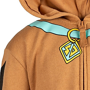 Scooby-Doo Toddler Boys Fleece Zip-Up Hoodie Brown 4T