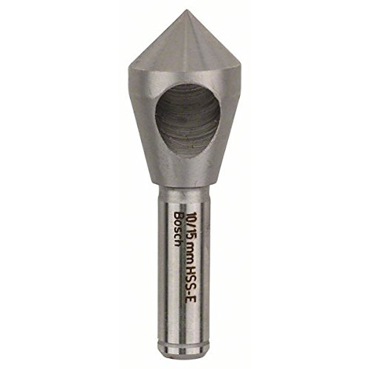Bosch 2608597513 HSS-E Hole Type 90° Countersink, 10mm Shank, Blue