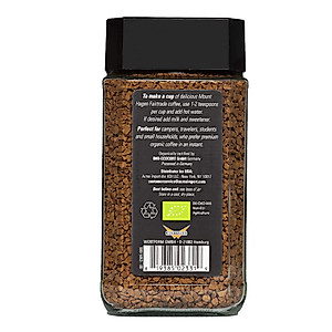 Mount Hagen 3.53oz Organic Freeze Dried Instant Coffee | Eco-friendly, Fair-Trade Coffee Made From Organic Medium Roast Arabica Beans [3.53oz Jar]