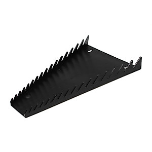 JSP Manufacturing Red & Black 16 Tool Standard Wrench Holder Wrench Organizer 2 Pack | Storage Rack Tray Tool Holder