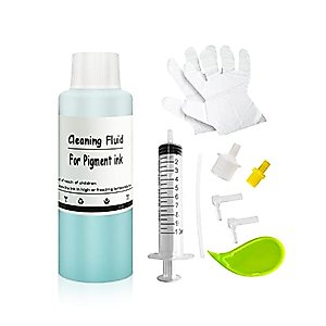 ACETONER Printhead Cleaning Kit for HP,Canon,Brother,Epson ecotank ET-2720 2850 15000 2800 8550 4800 WF-3820 4820 2860 XP-4100 Inkjet prinrter Head Cleaner kit (100ml)