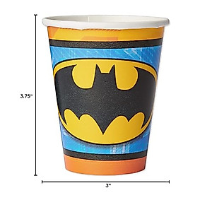 American Greetings Batman Party Supplies, 9 oz. Paper Cups (32-Count)