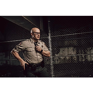 THE MIC LOOP - Keeps Portable Radio Mic in Place for Police/Law Enforcement Black